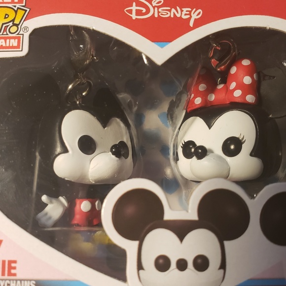 Funko | Accessories | Pocket Pop Disney Mickey Minnie Mouse Keychains ...